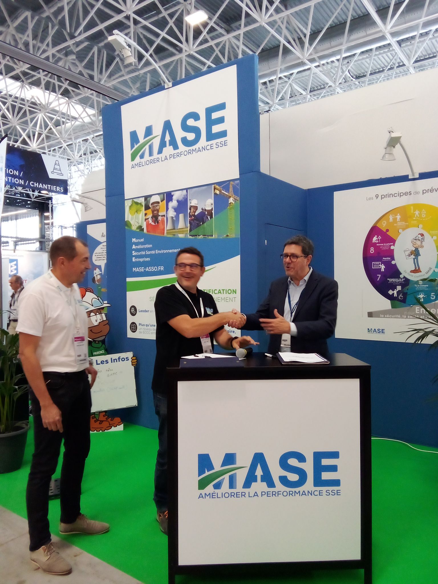 Renouvellement partenariat MASE – Préventica - MASE FRANCE et INTERNATIONAL