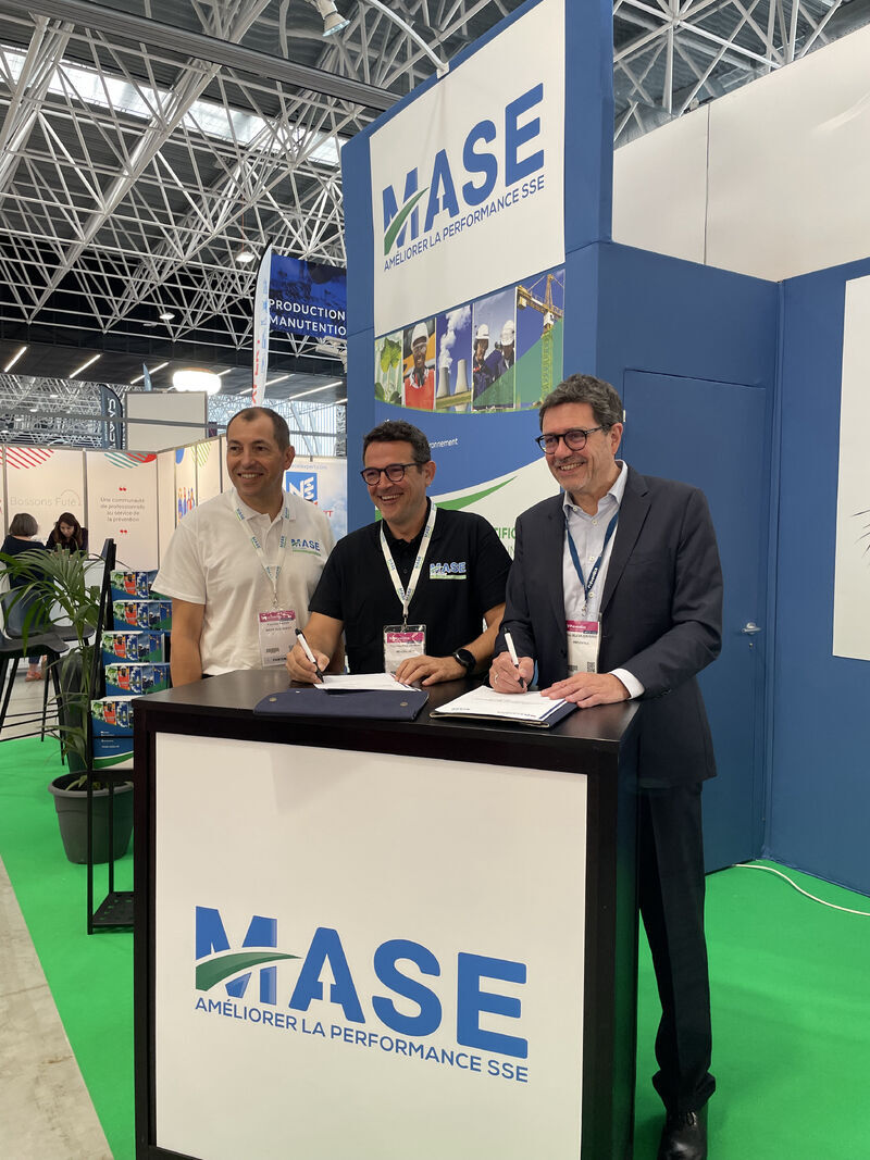 Renouvellement partenariat MASE – Préventica – MASE FRANCE et INTERNATIONAL